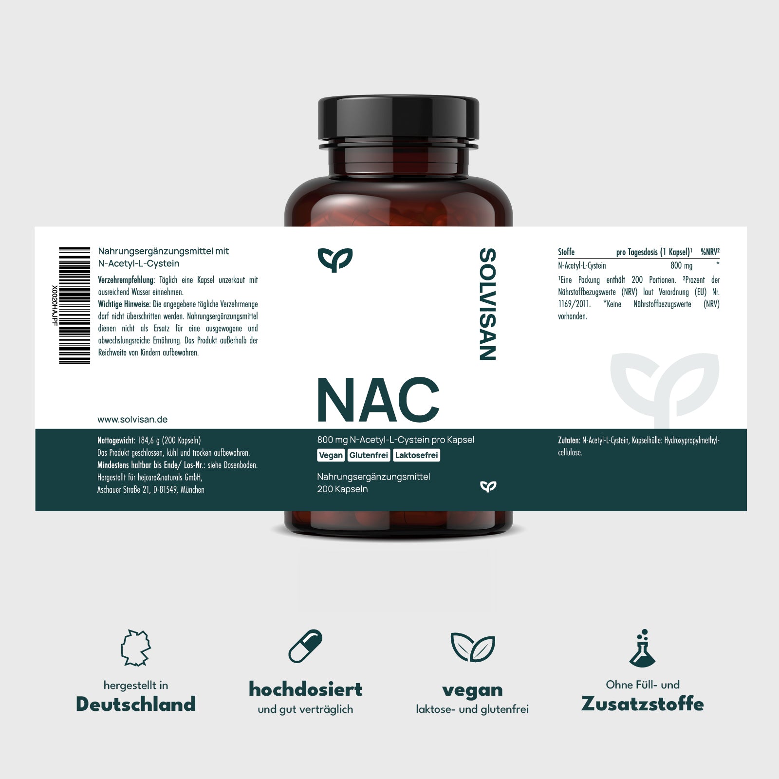 NAC (N-Acetyl-Cystein) – SOLVISAN